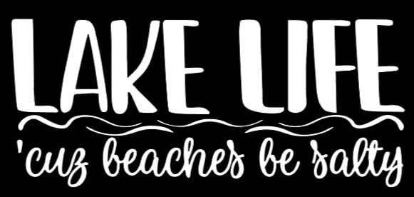 Lake Life - Car Window - Premium Vinyl Decal/Sticker - Walmart.com