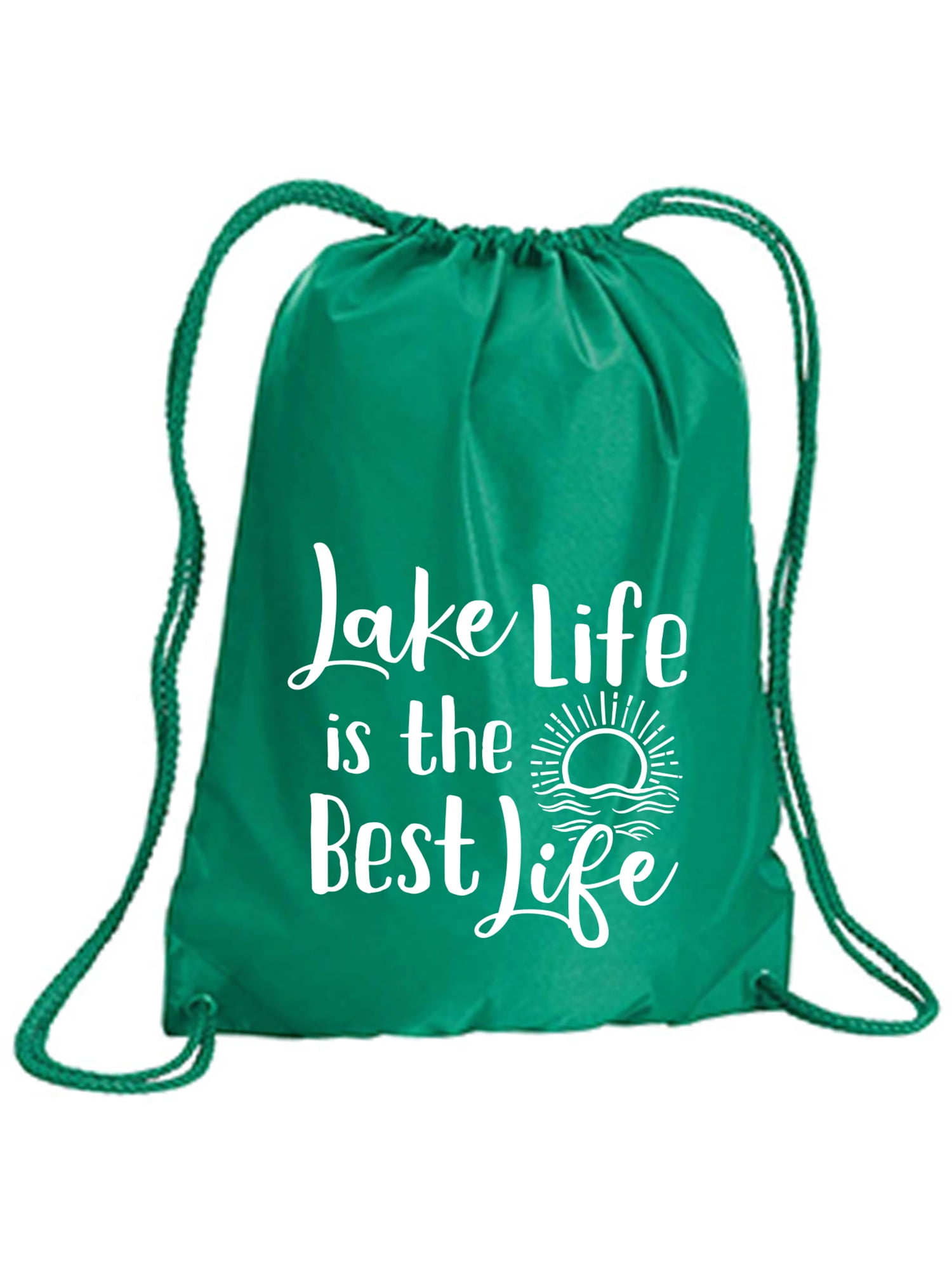 Lake Life Is The Best Life Cinch Pack - Walmart.com