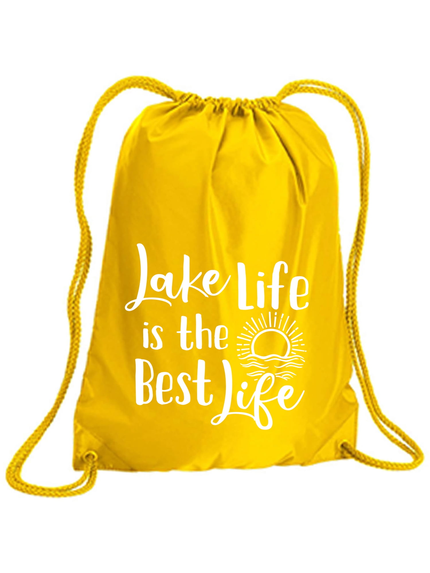 Lake Life Is The Best Life Cinch Pack - Walmart.com
