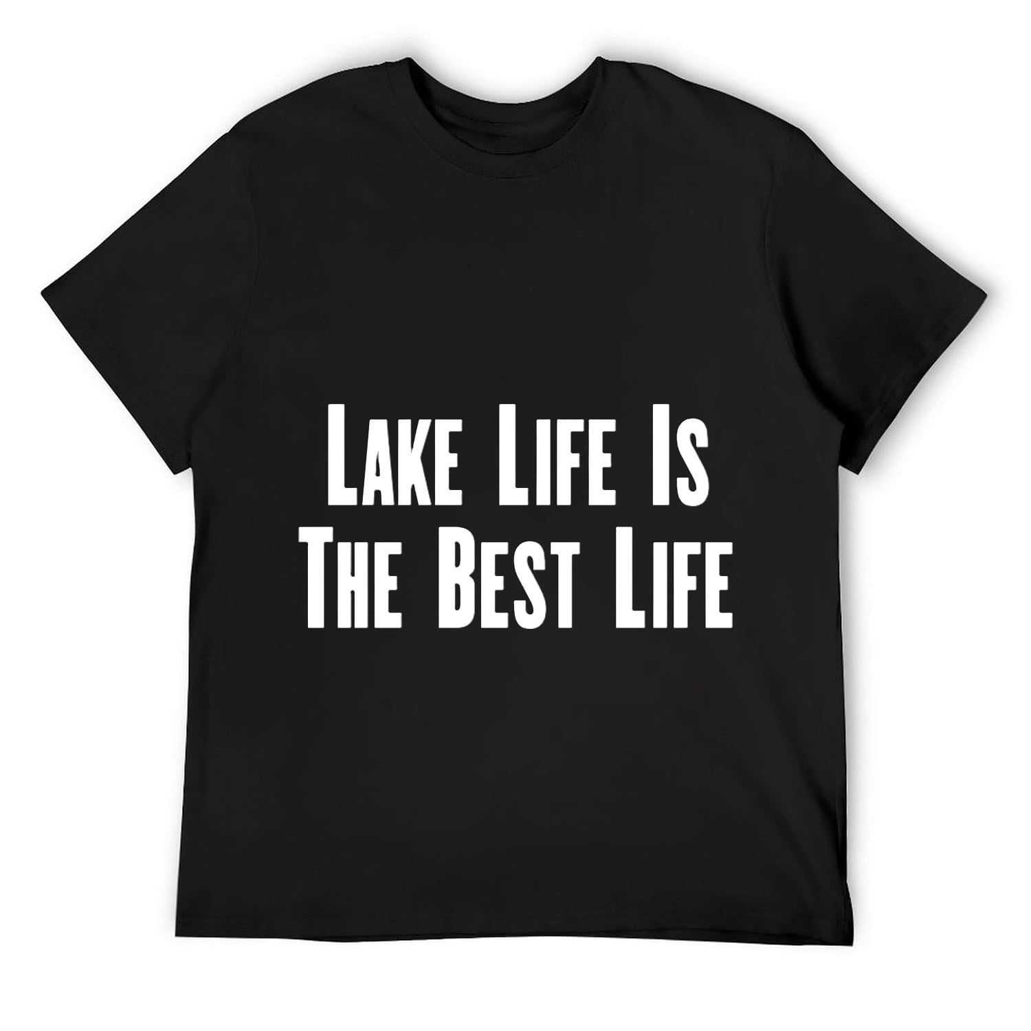 Lake Life Is The Best Life - Men'S Soft Graphic T-Shirt - Walmart.com
