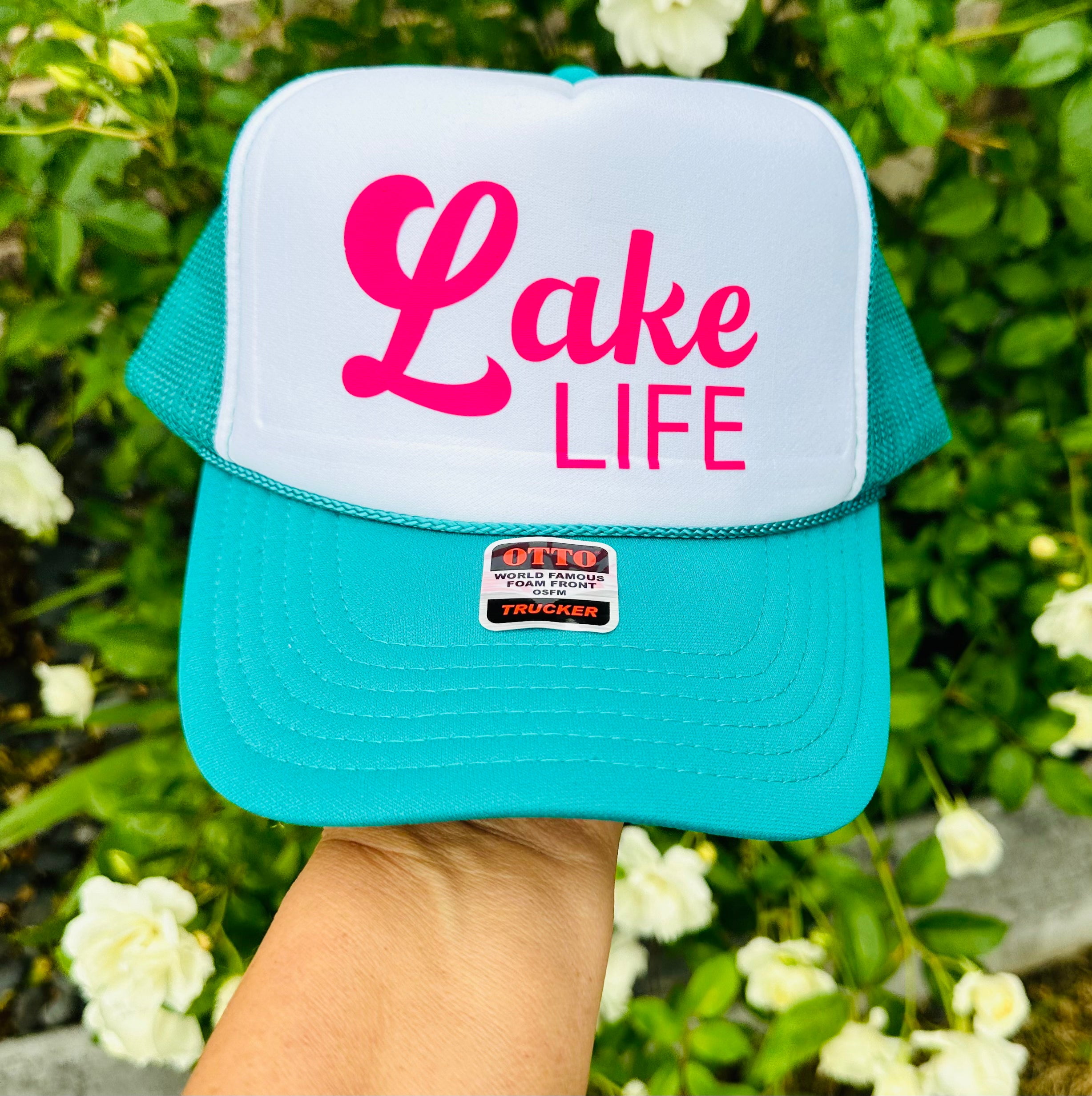 Lake Life Jade & White Trucker Hat - Walmart.com