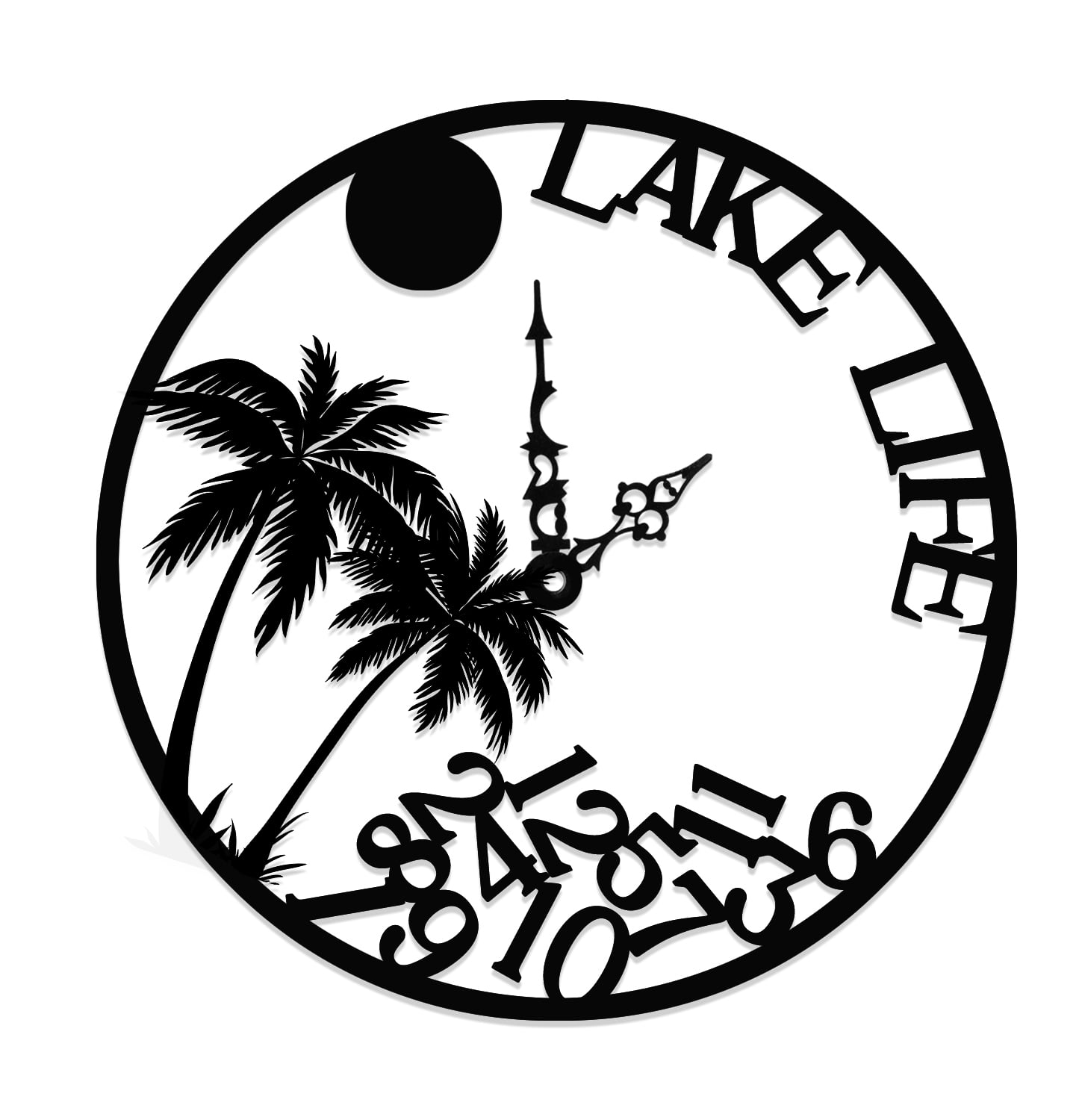 Lake Life Metal Home Decor Sign Decorative Lake House Cabin Sign ...