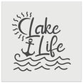 Lake Life with Anchor DIY Cookie Wall Craft Stencil - 7.0 Inch ...