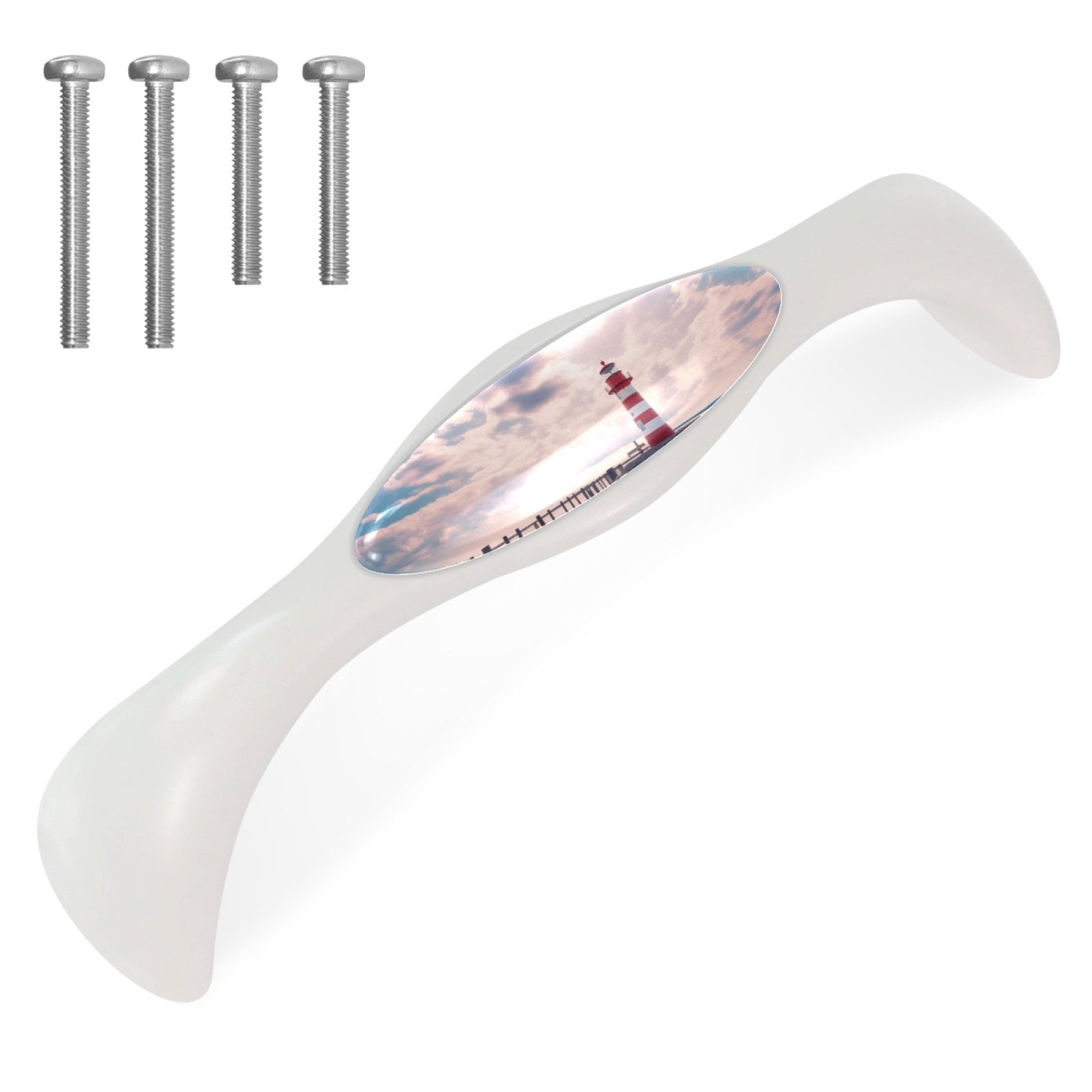 Lake Lighthouse Kitchen Cabinet Pull Knobs Drawer Hardware Handles for ...