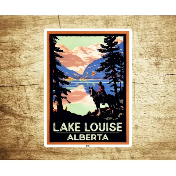Lake Louise Alberta Canada Sticker Decal Sticker Mounty Phone Decal ...