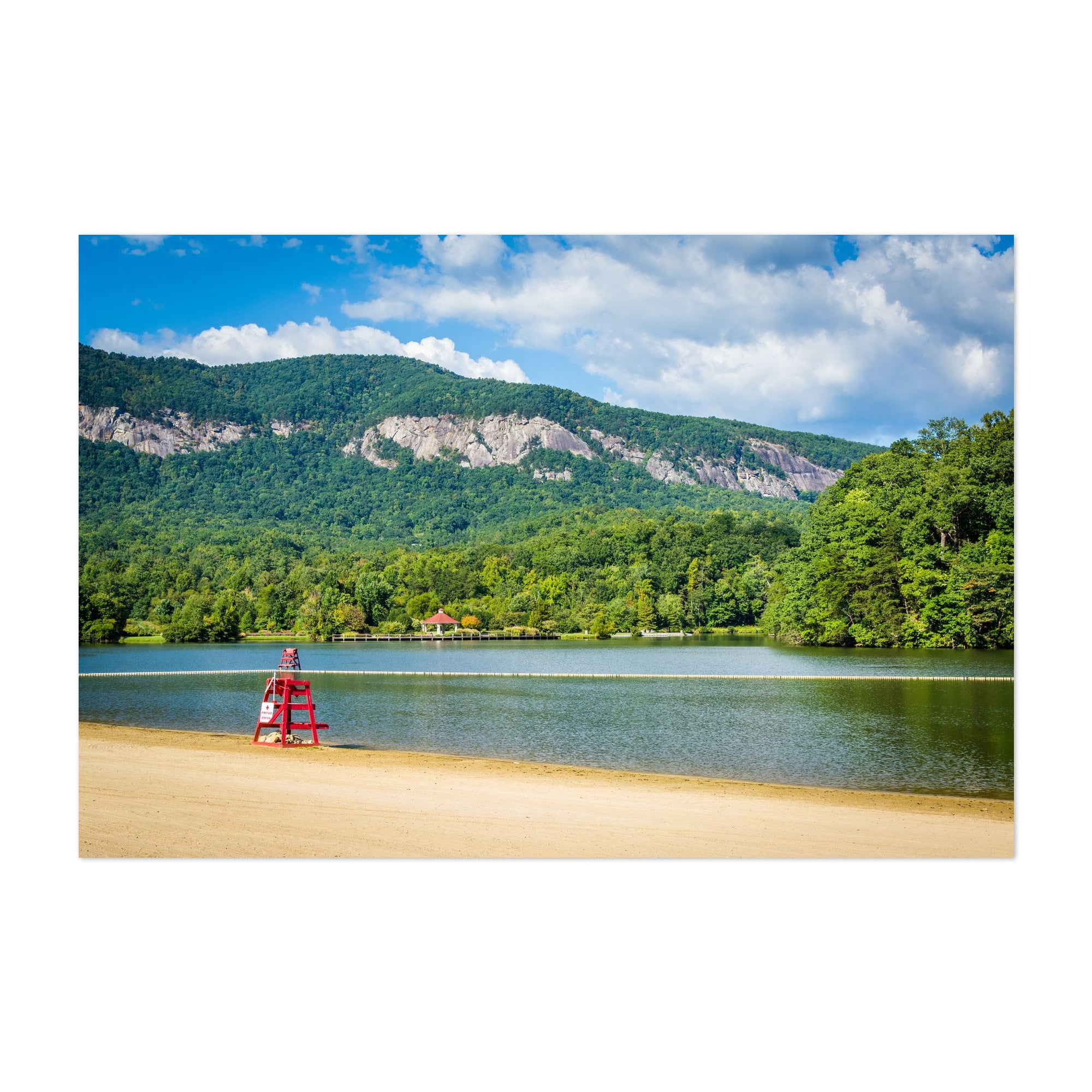Lake Lure Beach - Lake Lure North Carolina Photography Unframed Wall ...
