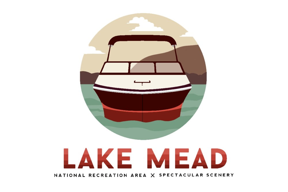 Lake Mead National Recreation Area, Speed Boat (24x36 Giclee Gallery ...