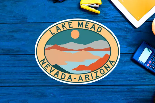 Lake Mead Nevada Decal Sticker Skiing Lakes Boating Recreation Phone ...