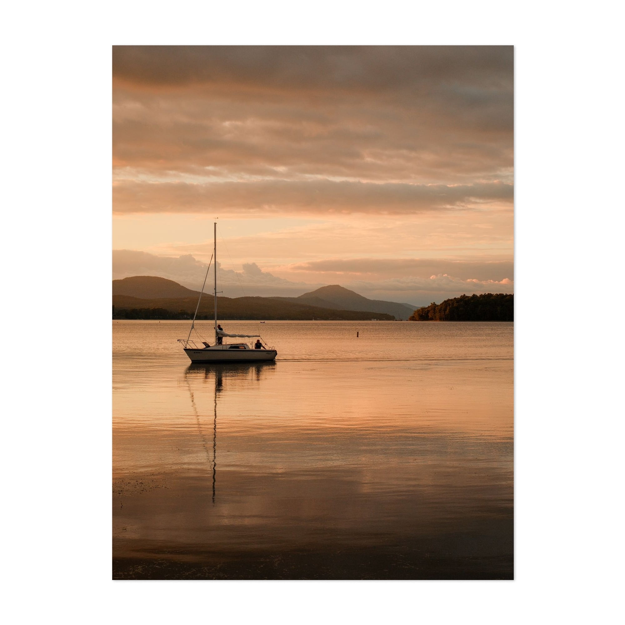Lake Memphremagog at Sunset, Newport 01 - Newport Vermont Photography ...
