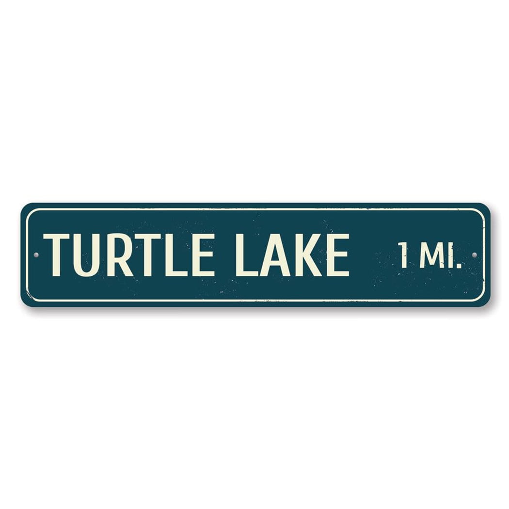 Lake Mileage Sign, Favorite Lake Destination Sign, Custom Distance ...