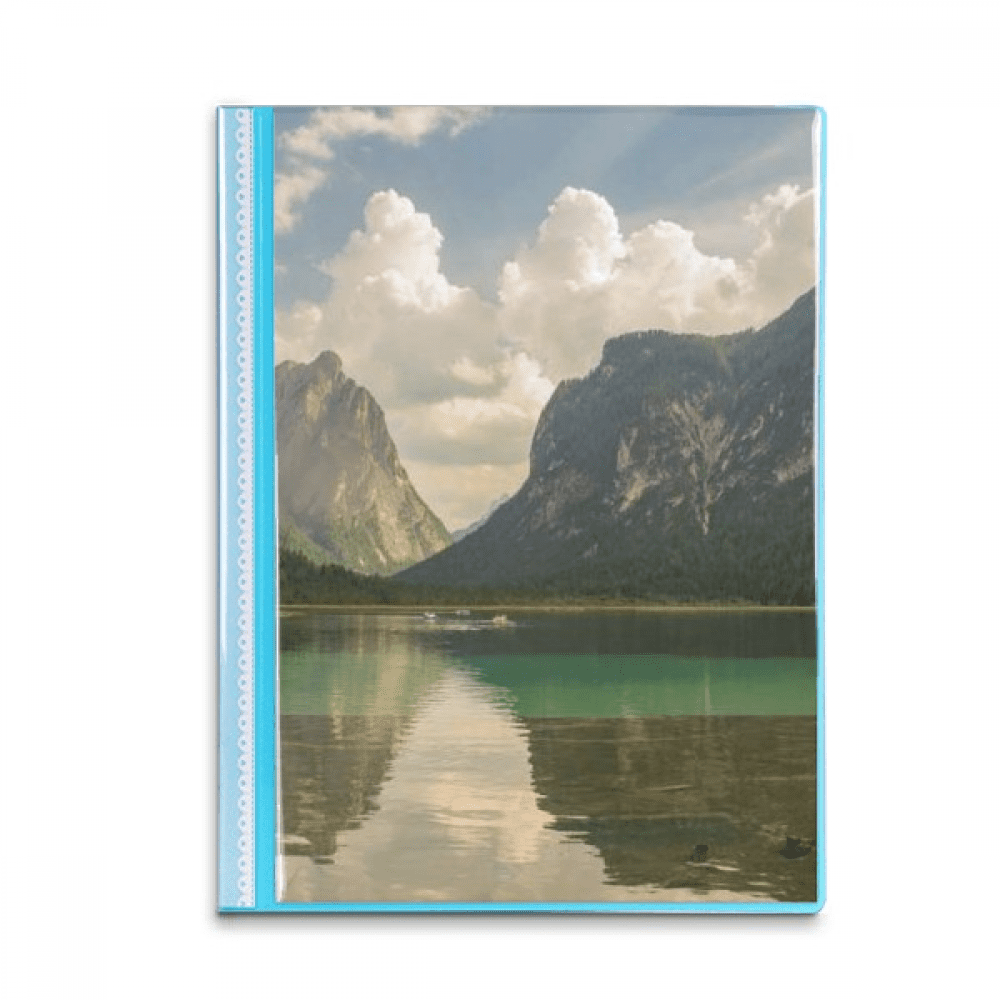 Lake Mountain Science Nature Scenery Book Sheet Protectors Portfolio ...