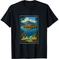 Lake Orta Italy Vintage Travel Tour Poster Art Graphic T-Shirt ...