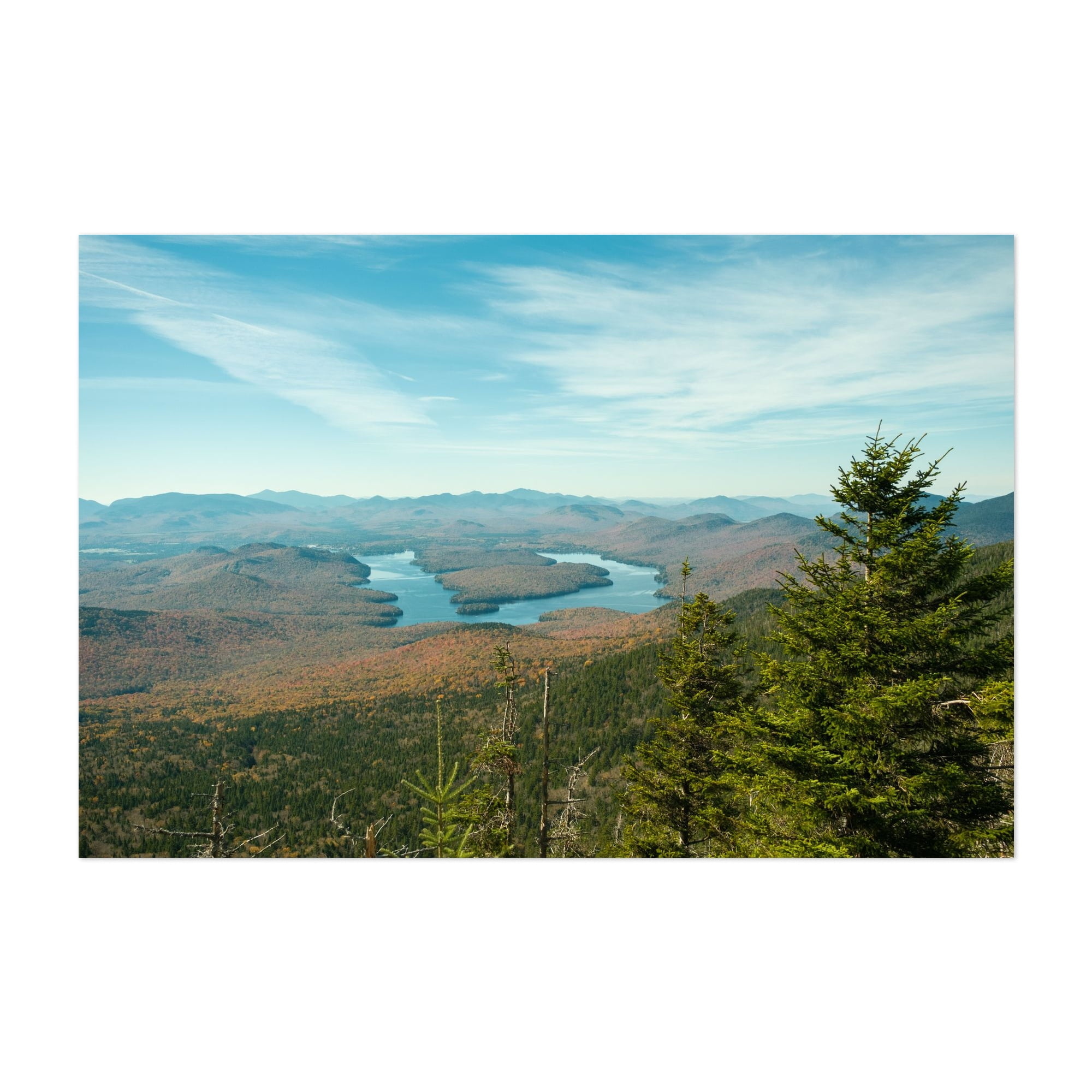 Lake Placid from Whiteface Mountain - New York Photography Landscape ...