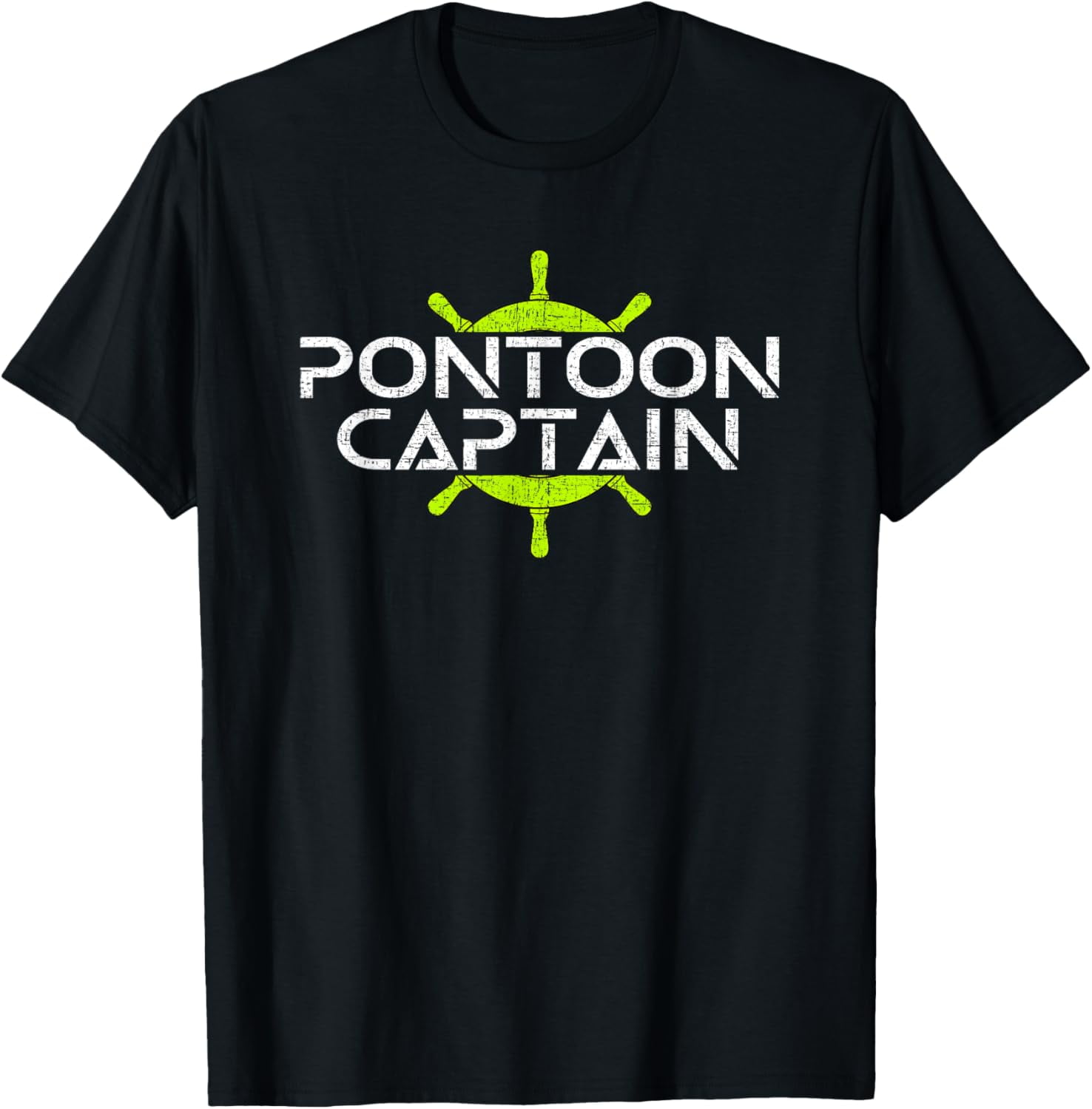 Lake Pontoon Boat Captain Funny Creative Graphic T-Shirt - Walmart.com