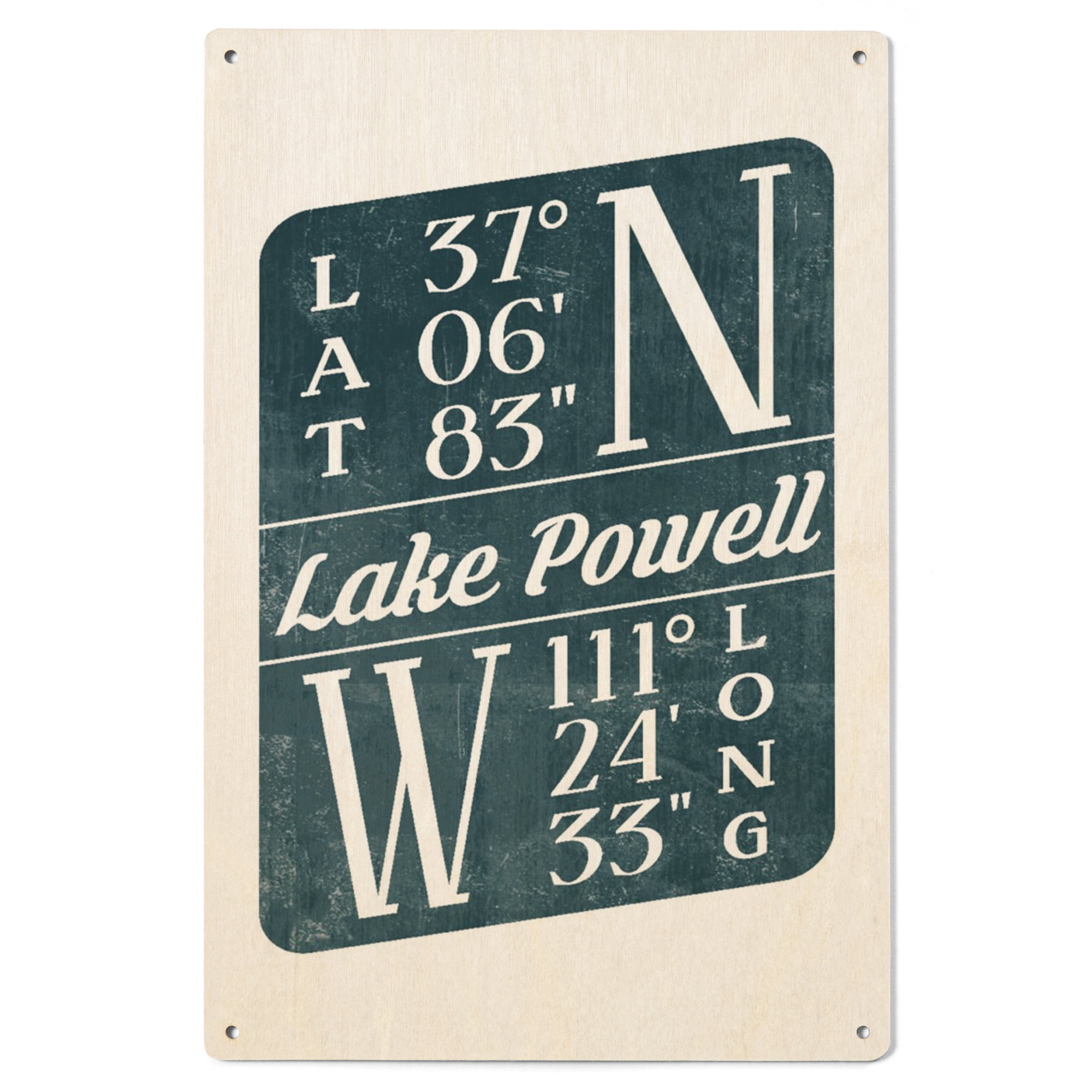Lake Powell, Utah, Arizona, Latitude and Longitude, Contour Birch Wood ...