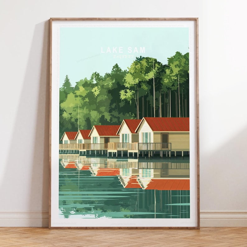 Lake Sam Rayburn Wall Art Texas Print Lake Sam Rayburn Poster ...