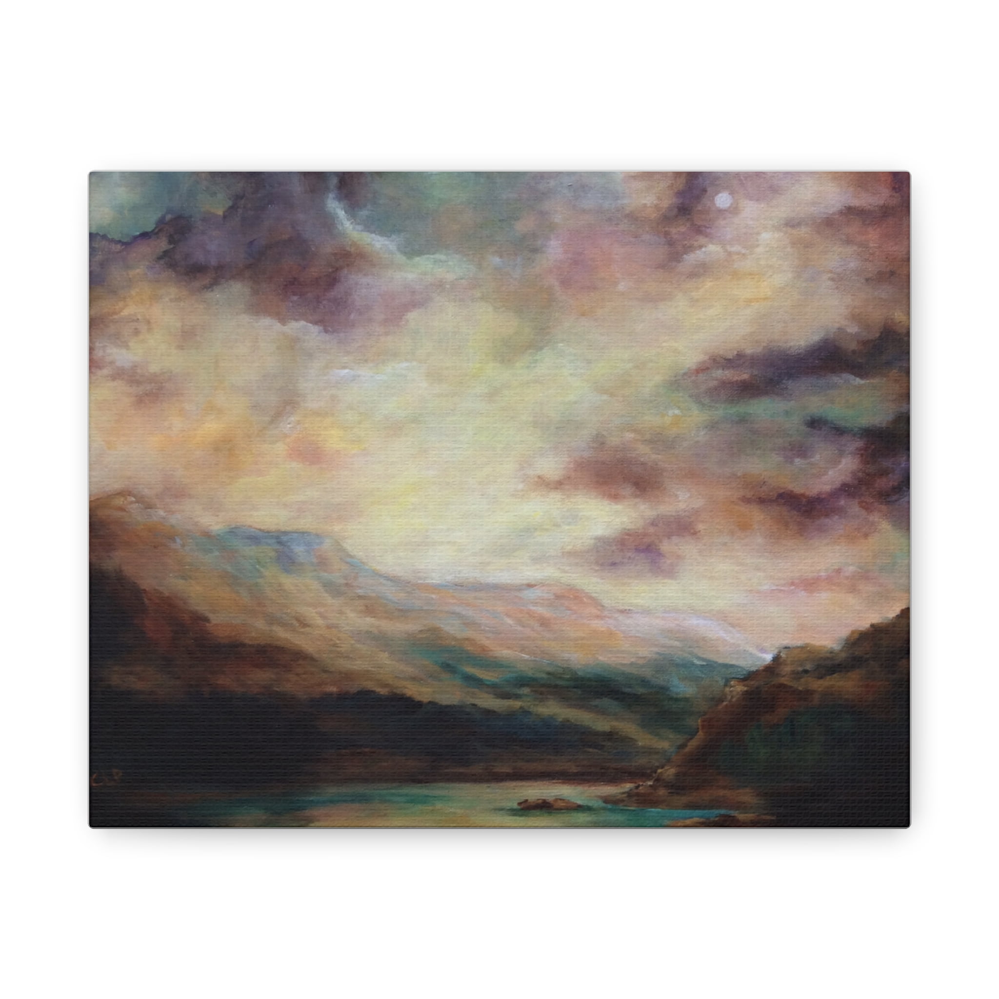 Lake San Cristobal, Cheryl Pettigrew Fine Art, Traditional Art, Canvas ...