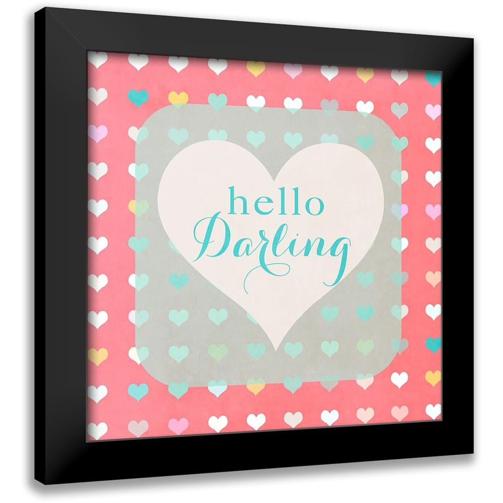 Lake, Shelley 15x15 Black Modern Framed Museum Art Print Titled - Hello ...