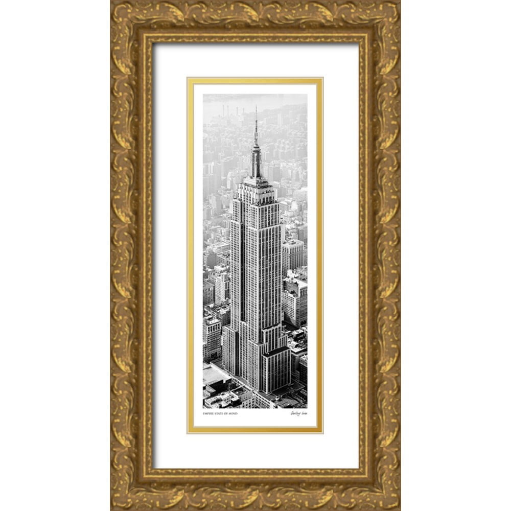 Lake, Shelley 8x14 Gold Ornate Wood Framed with Double Matting Museum ...