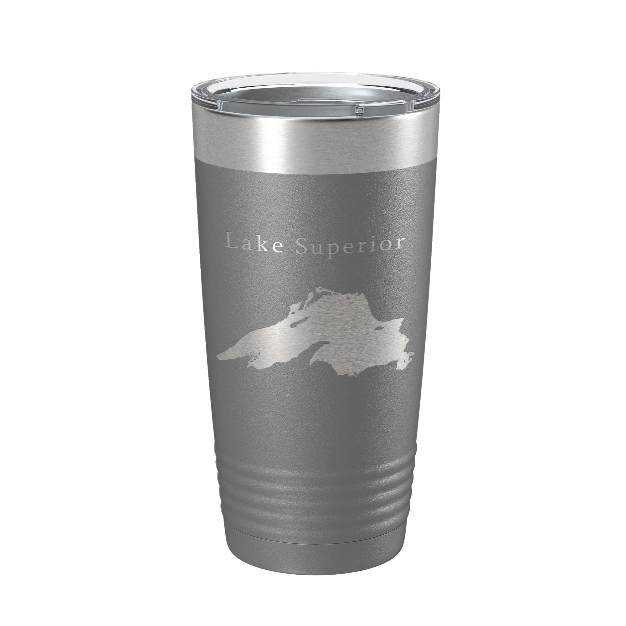 Lake Superior Map Tumbler Travel Mug Insulated Laser Engraved Coffee ...