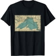 Lake Superior Vintage Map T-Shirt - Walmart.com