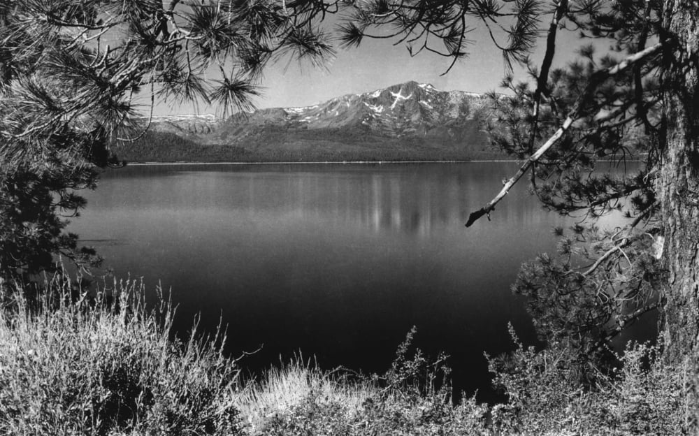Lake Tahoe, CA and Mt. Tallac View Photograph (16x24 Giclee Gallery Art ...