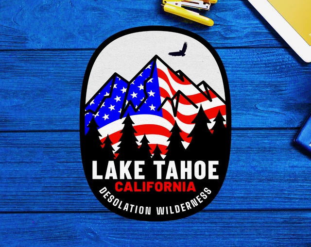 Lake Tahoe California Decal Sticker Desolation Wilderness Phone Decal ...