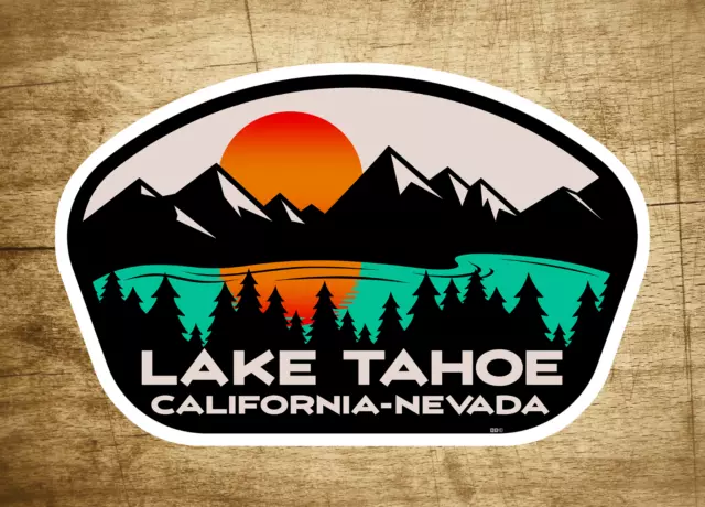 Lake Tahoe California Nevada Decal Sticker Skiing Lakes Boating Phone ...
