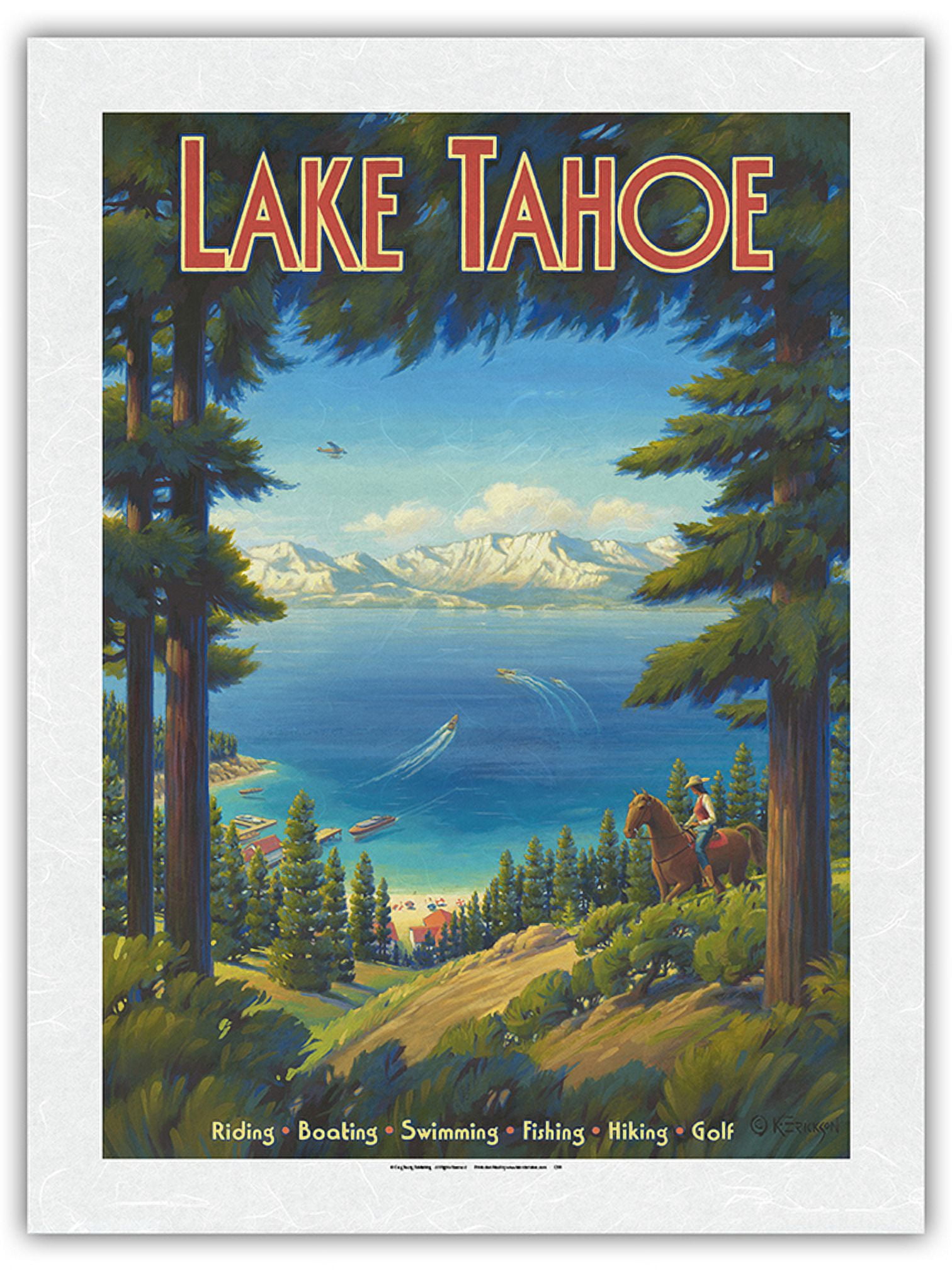 Lake Tahoe California - Riding Boating Swimming Fishing Hiking Golf ...