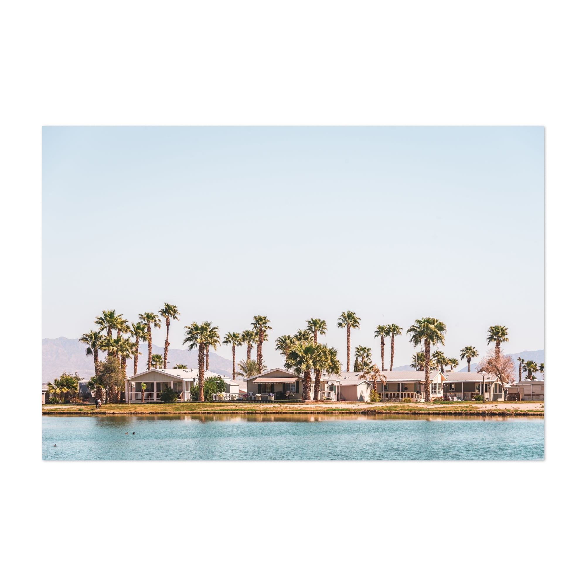 Lake Tamarisk 02 - California Photography Unframed Wall Art Print 12 x ...