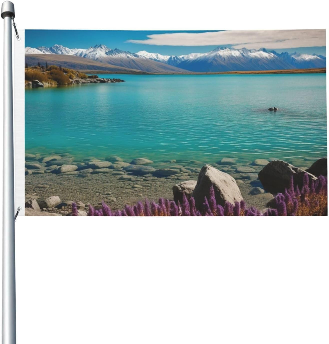 Lake Tekapo South Island Garden Flag Welcome Flags for Outside Holiday ...