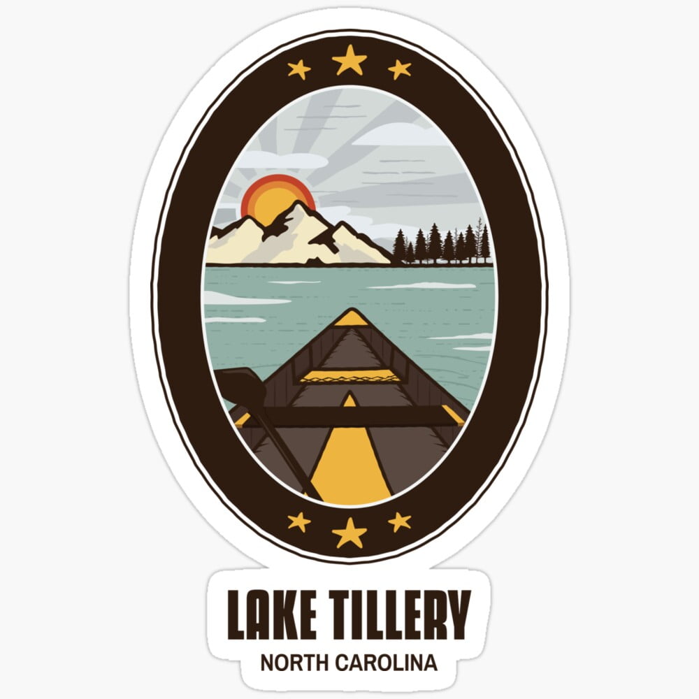 Lake Tillery Sticker Phone Decal Water Bottle Stickers Car Decals ...