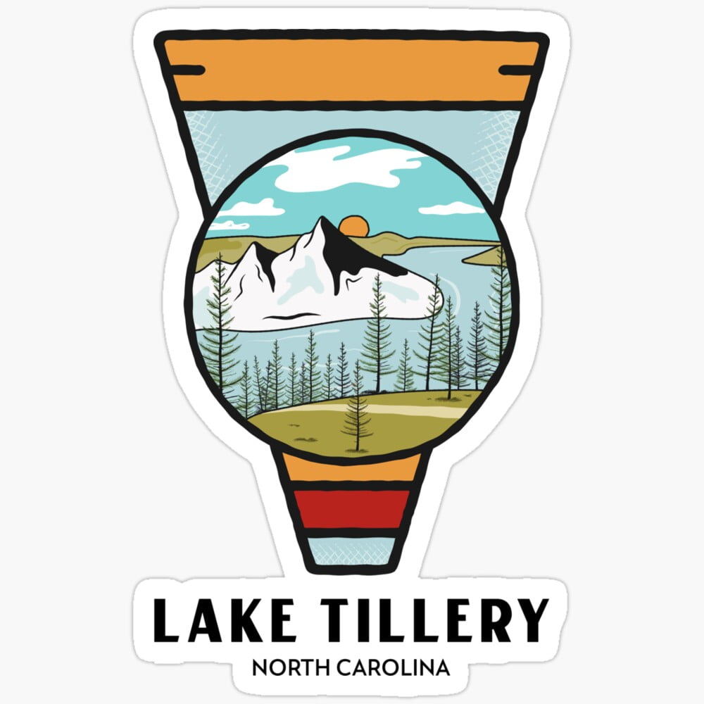 DOPASTICKER Lake Tillery Gift You - Phone Stickers, Waterproof Decals ...