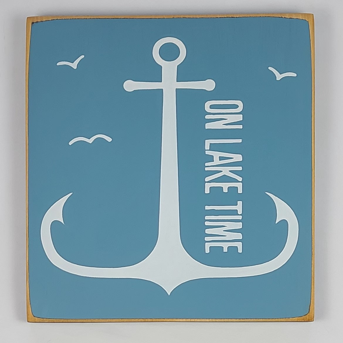 Lake Time Anchor Wooden Sign - Walmart.com