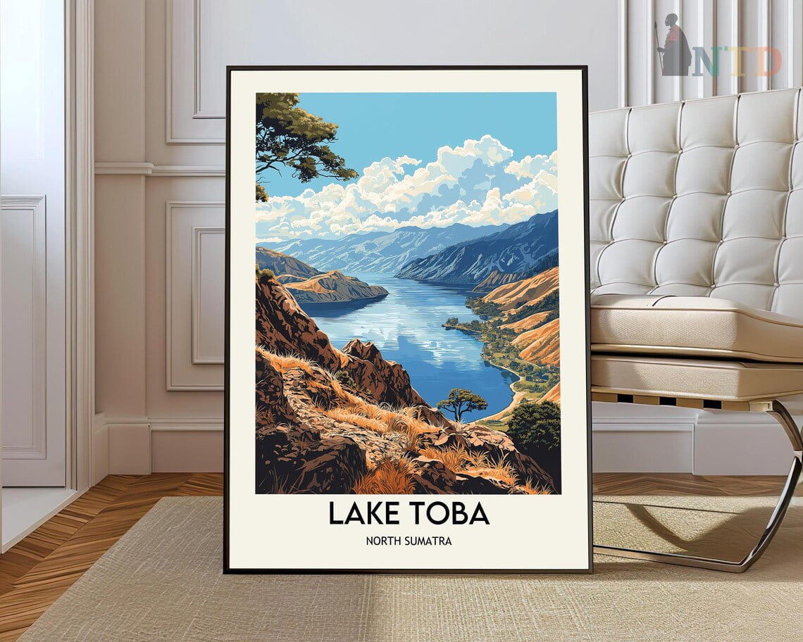 Lake Toba Poster, Lake Tobalake Toba Print, Lake Toba Photo, Lake Toba ...