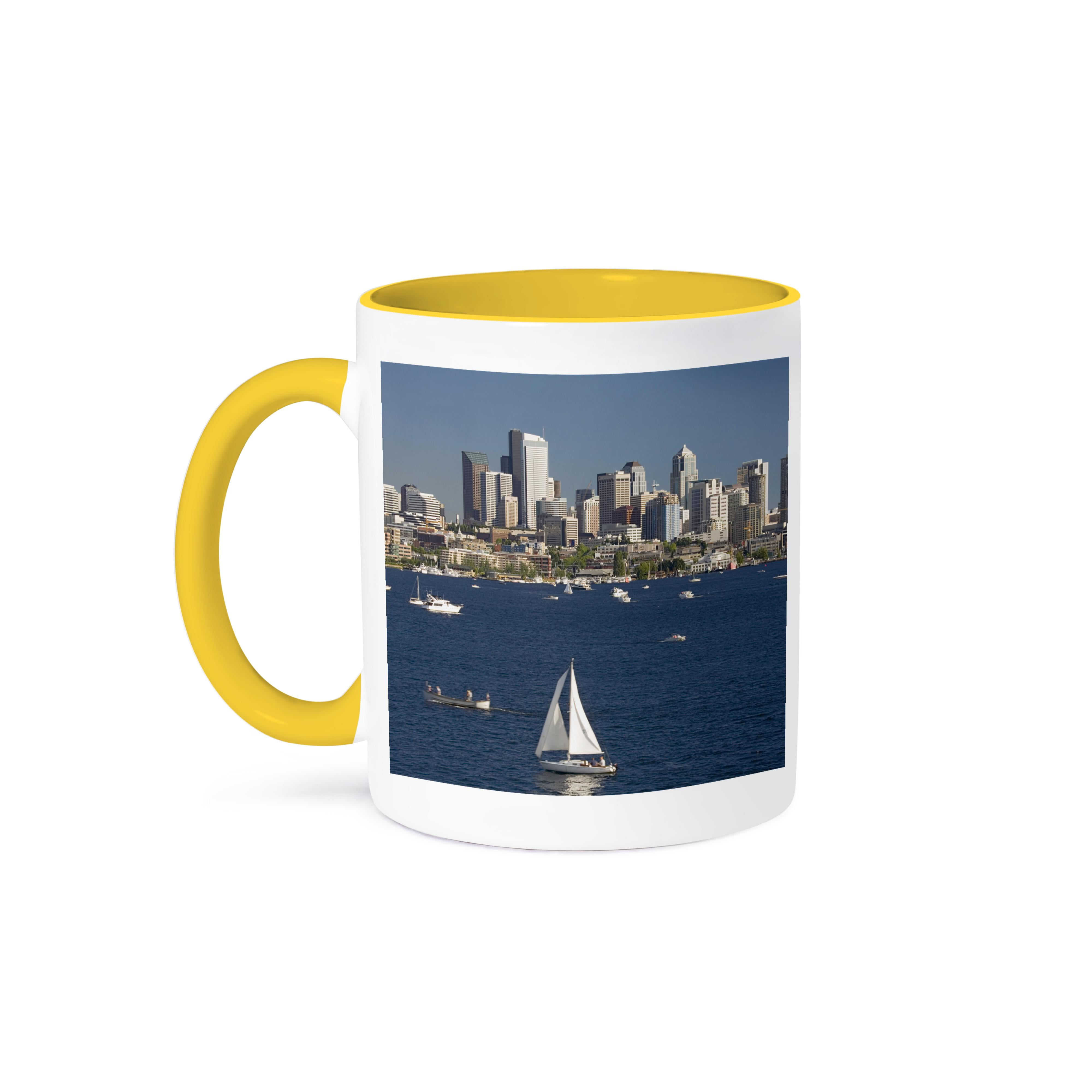 Lake Union And Seattle Skyline - Us48 Jwi1005 - Jamie And Judy Wild ...