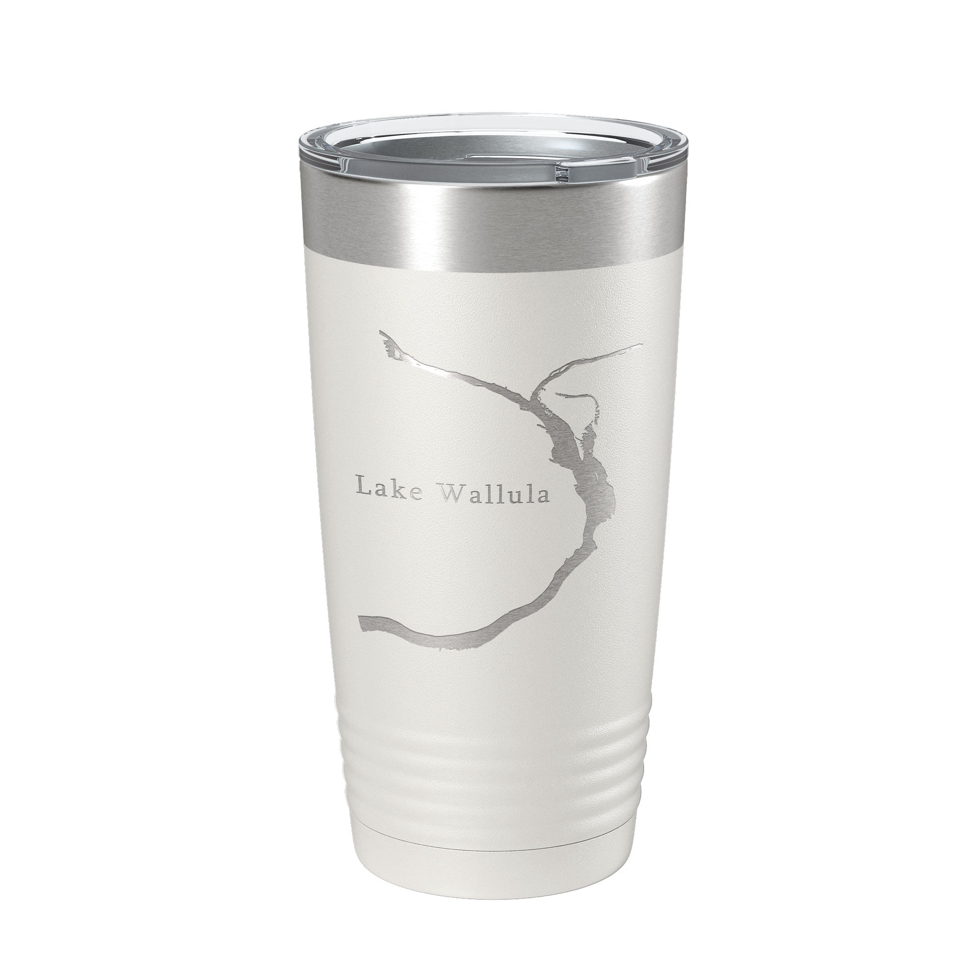 Lake Wallula Map Tumbler Travel Mug Insulated Laser Engraved Coffee Cup ...