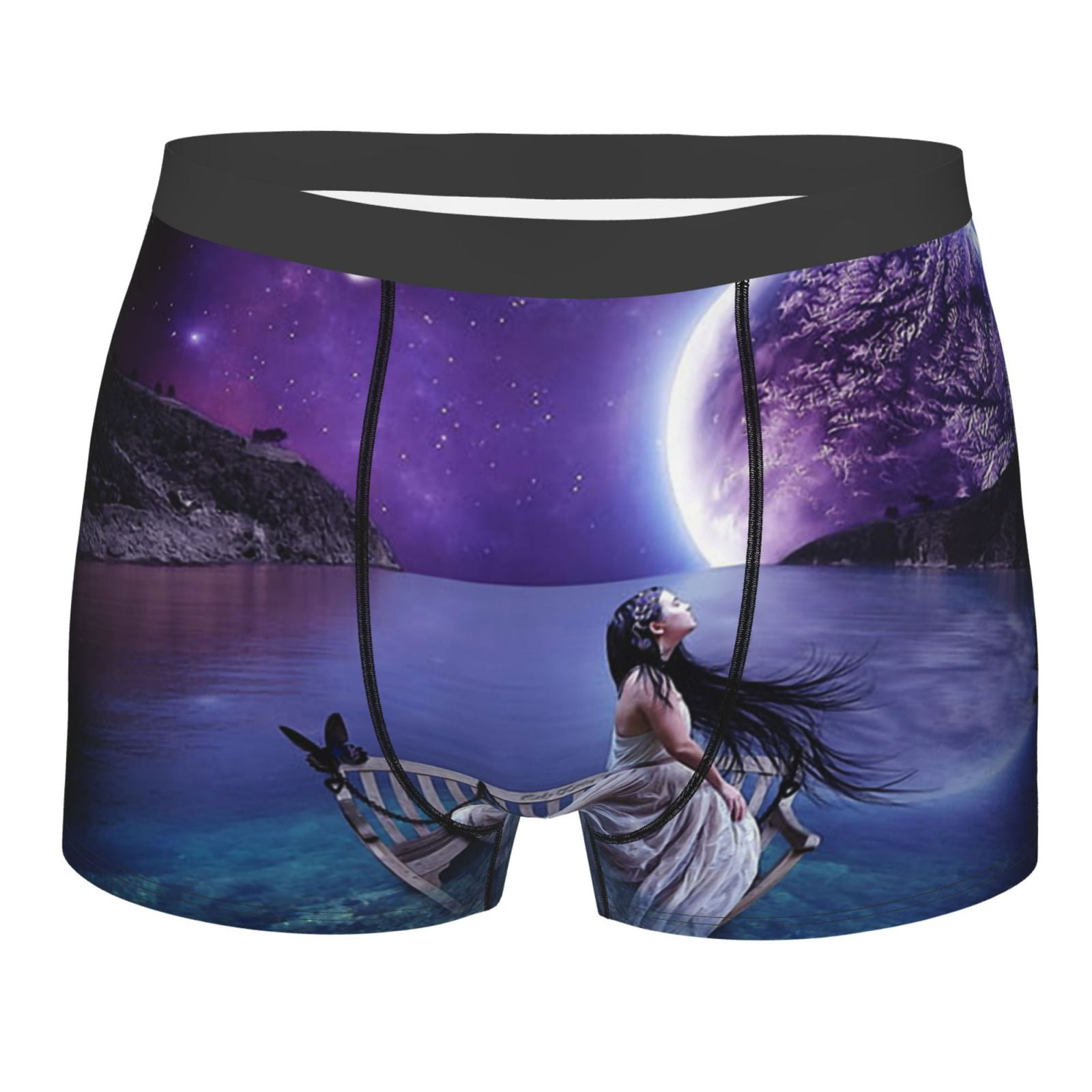 Lake Water Benches Girl Men'S Comfort Breathable Boxer Briefs, Mens ...