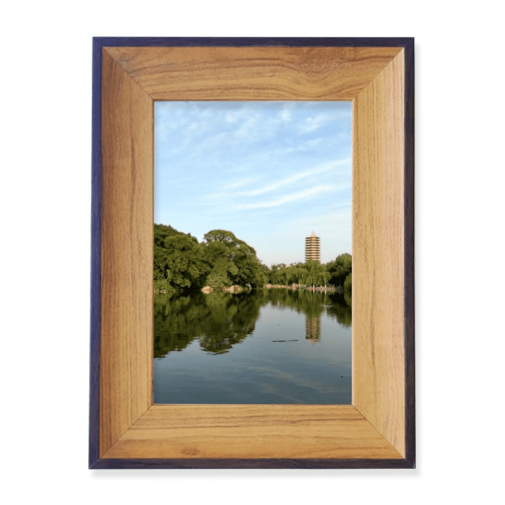 Lake Willw Tree Tower Photo Frame Exhibition Display Art Desktop ...