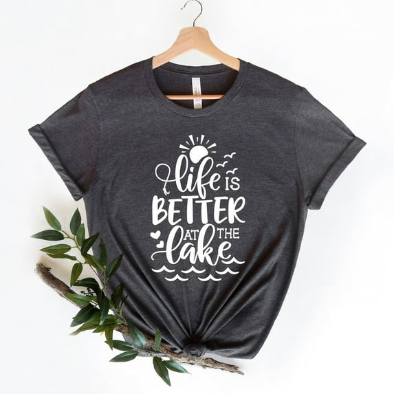 Lake life Shirt, Lake Shirt, Funny Lake Shirts, Life is Better at the ...