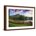 Art.com Lake reflections, Peaks Of Otter, Blue Ridge Parkway, Smoky ...