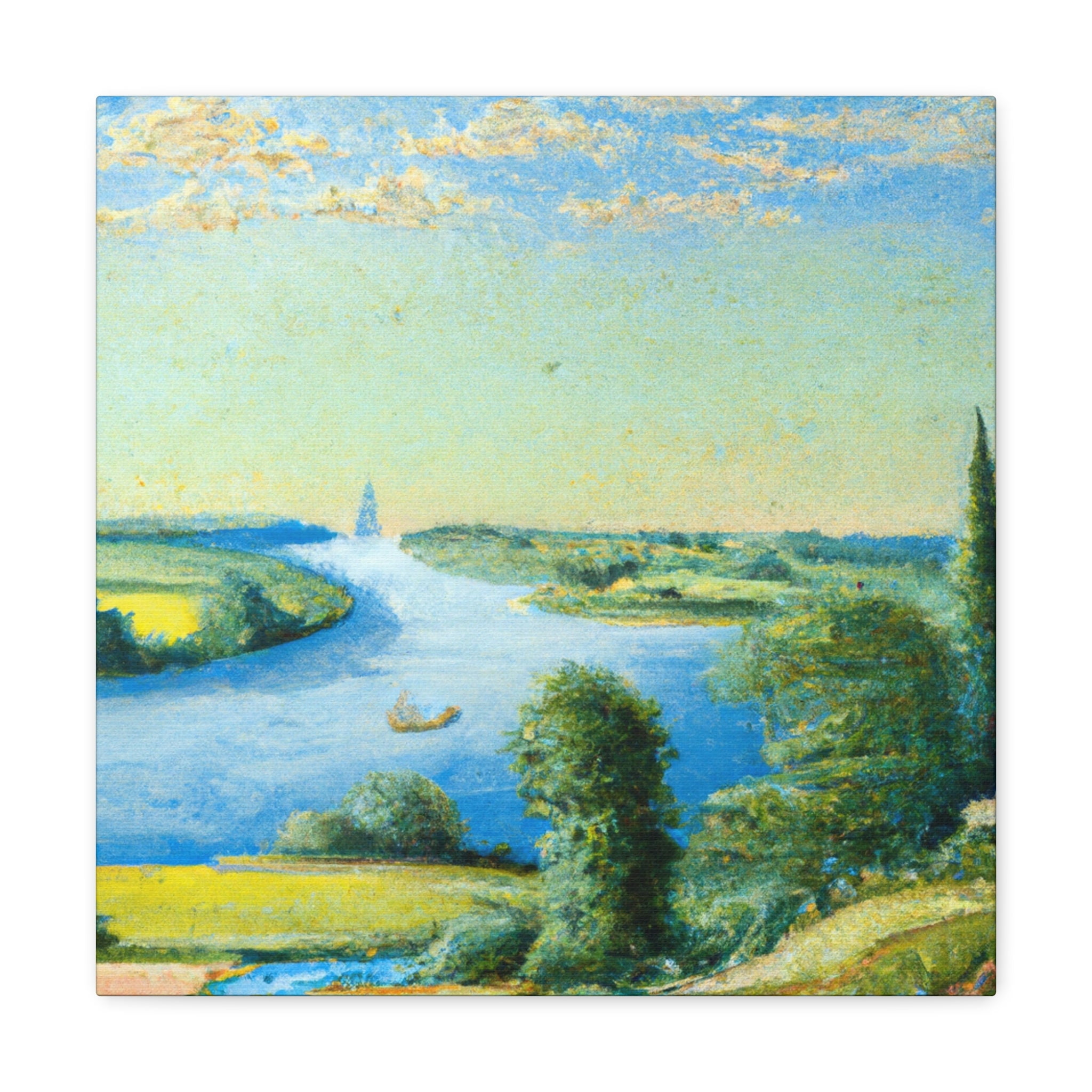 Lake's Mystical Reflection - Canvas - Walmart.com
