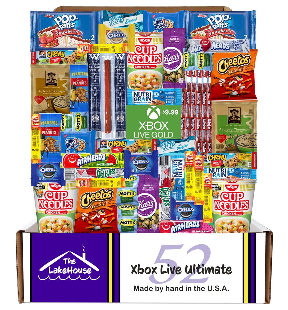 The LakeHouse Ultimate (52 Count) Student College Care Package with ...