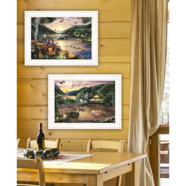 Glow Decor 24" x 18" Green and Brown Eagle's Flight Scripture Backlit ...