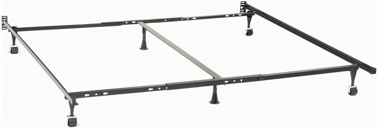 Lakefront Luxury Akz Multisize Bed Frame for Q, K, Ck, Six Metal Legs ...