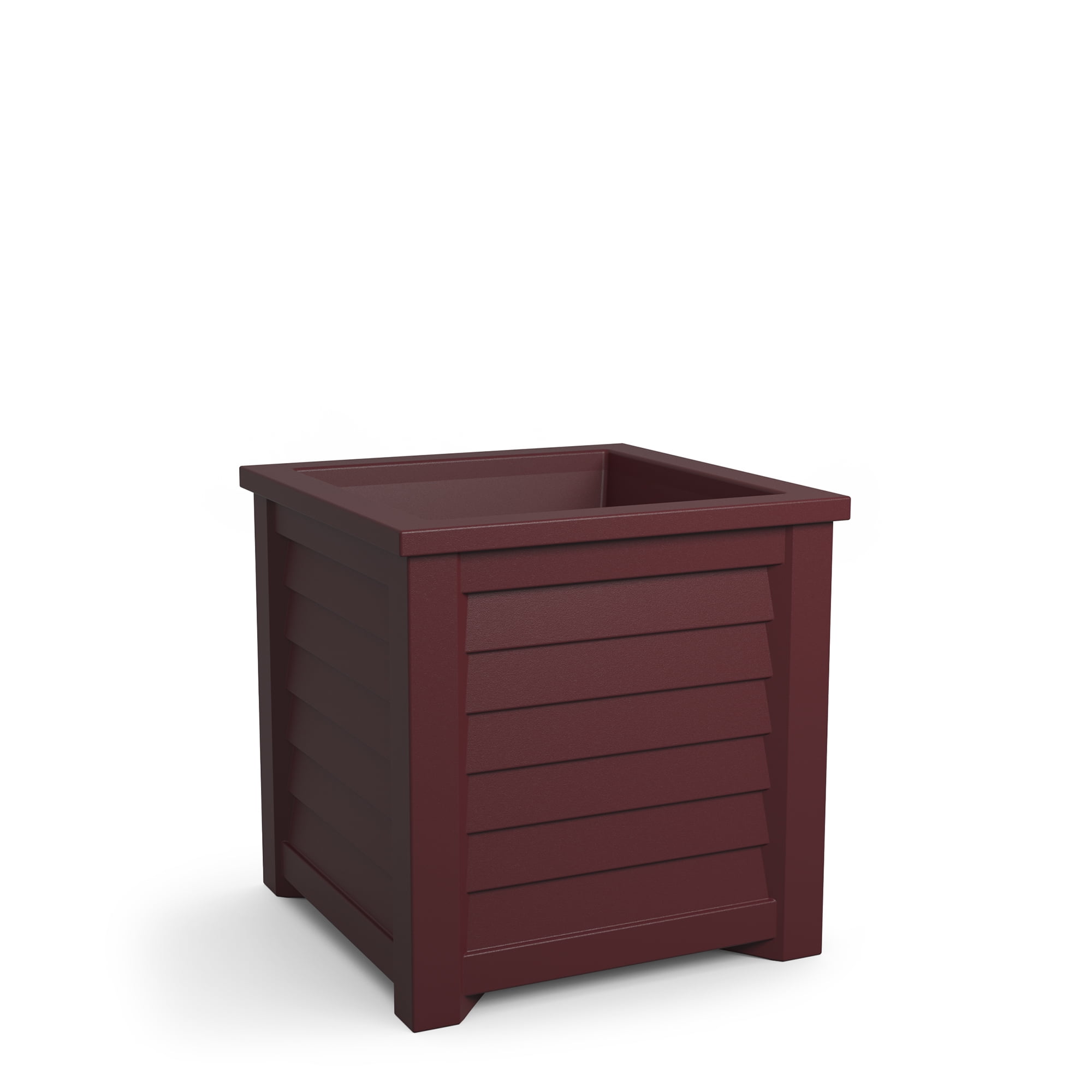 Lakeland 20" x 20" x 20" Square Cranberry Red Self-Watering ...