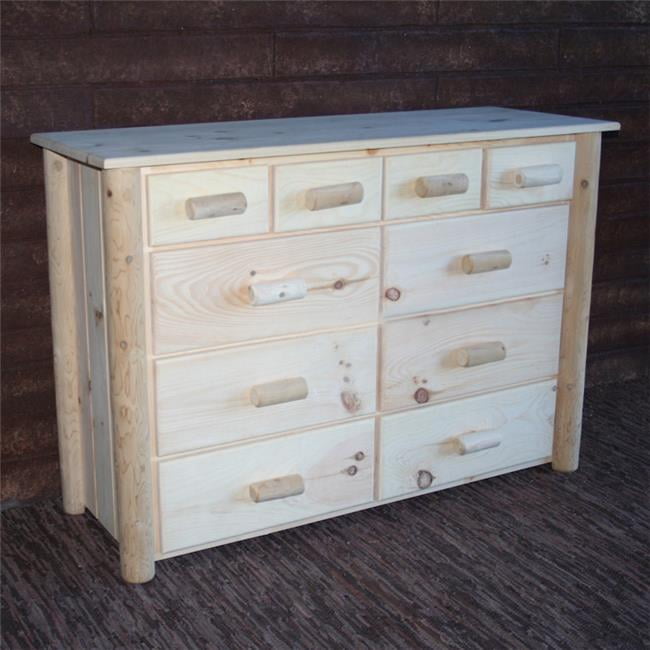 Lakeland Mills H10-L Frontier 10 Drawer Dresser - Light Honey - Walmart.com