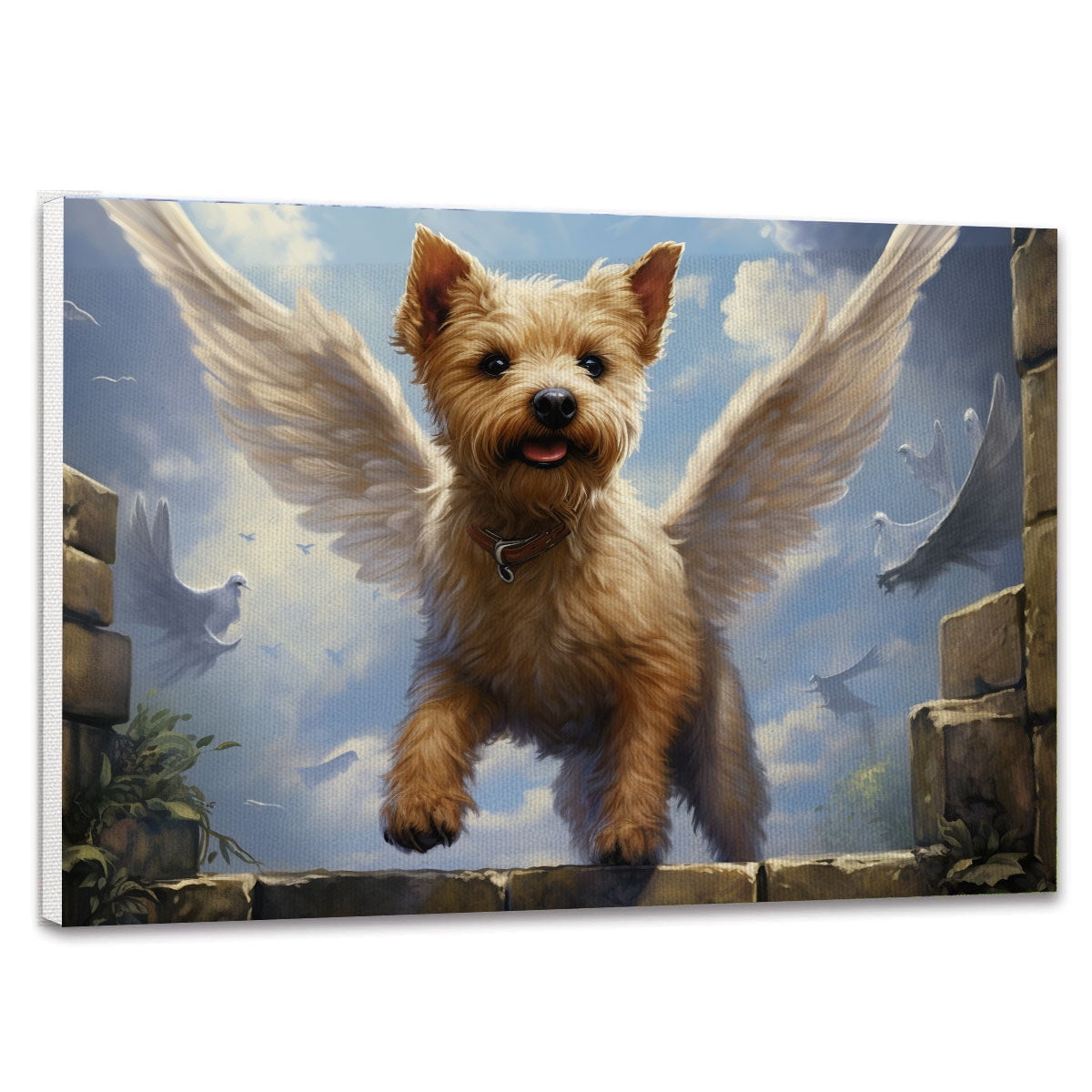 Lakeland Terrier Dog Memorial Gifts - Waiting At The Door Canvas - Dog ...