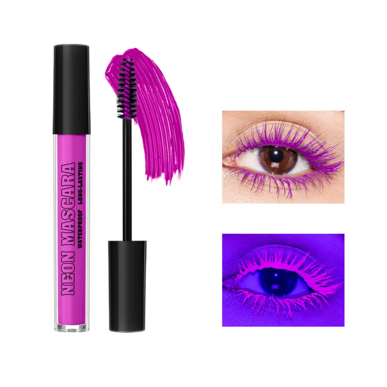 Lakerain Fluorescent Color Mascara Fluorescent Color Mascara 3# Purple (Foreign Version ...