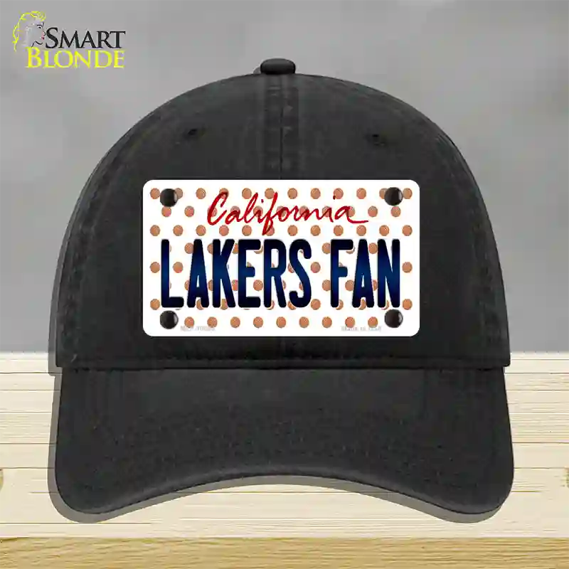 Lakers Fan California Novelty License Plate Hat Unconstructed Cotton ...